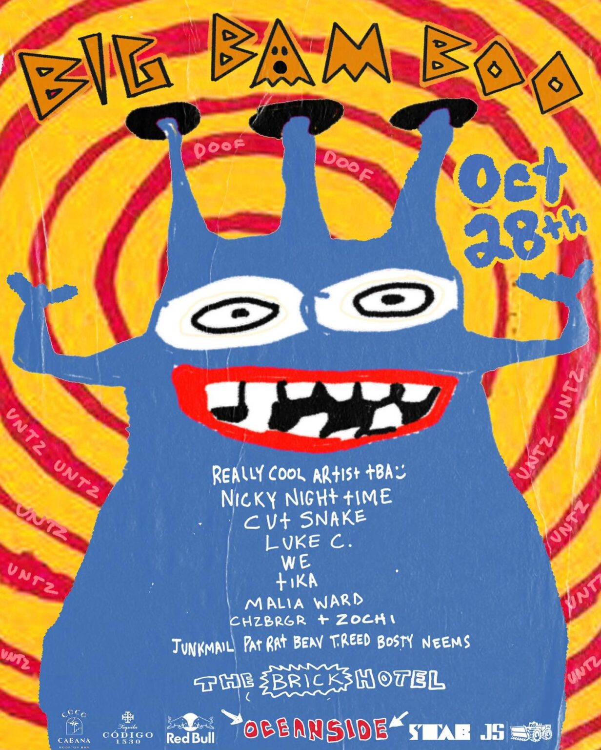 Big Bam Boo Halloween Party at The Brick Hotel - October 28, 2023 ...