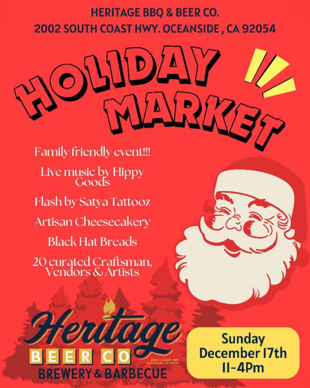 Holiday Maker's Market at Heritage Barbeque - December 17, 2023 ...