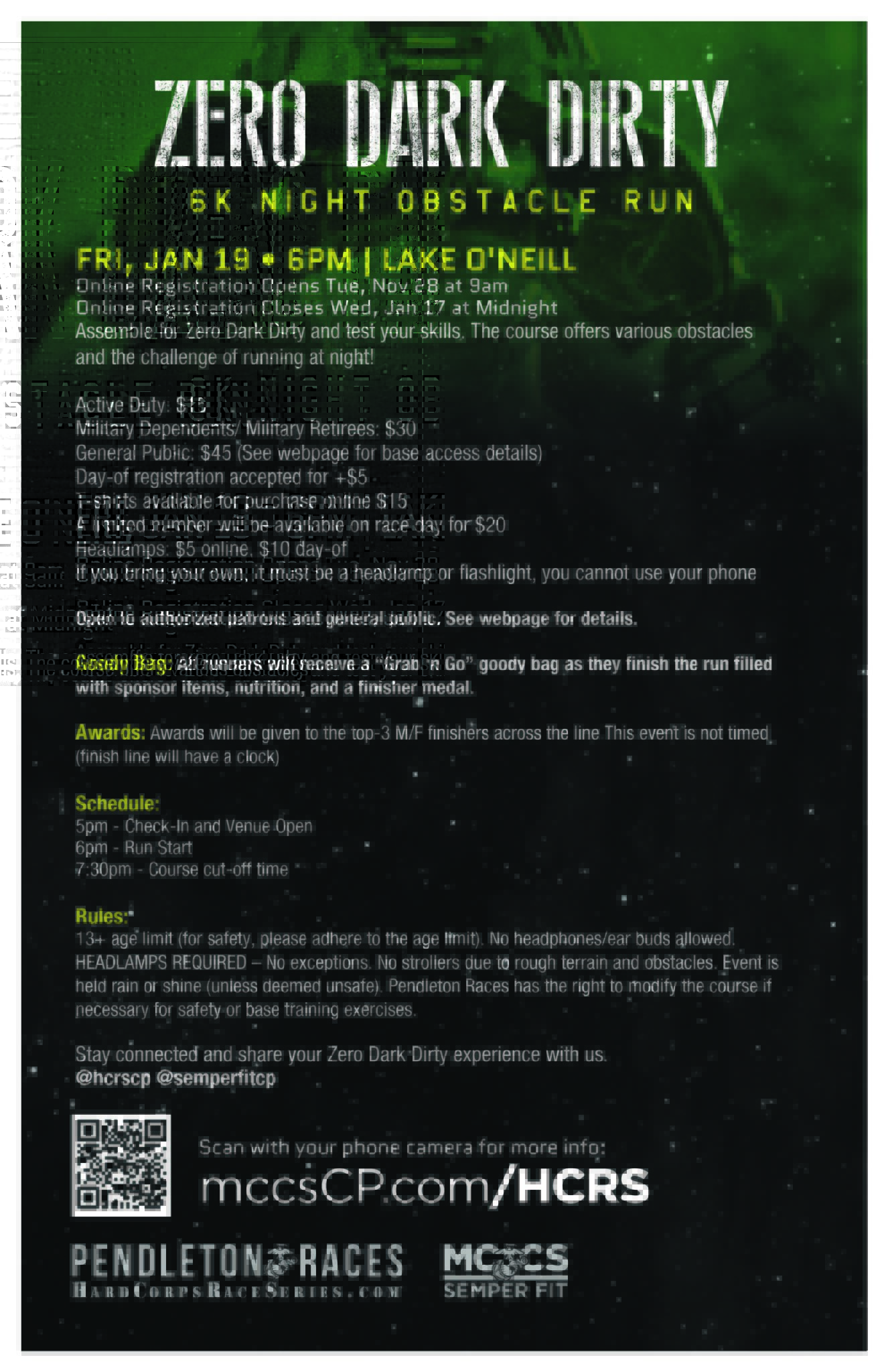 Zero Dark Dirty 6k Obstacle Trail Run - January 19, 2024 | Oceanside, CA