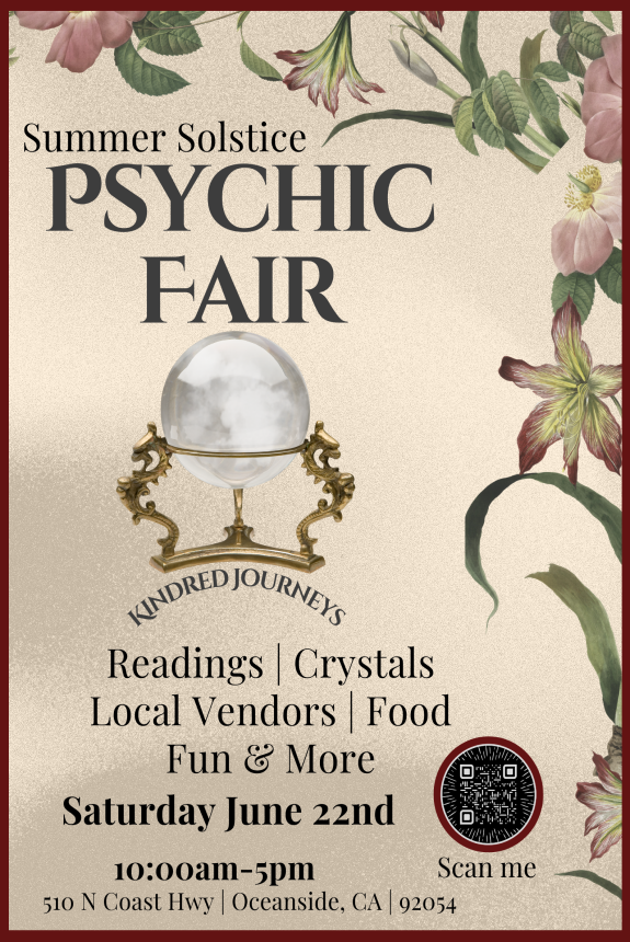 Summer Solstice Psychic Fair - June 22, 2024 | Oceanside, CA