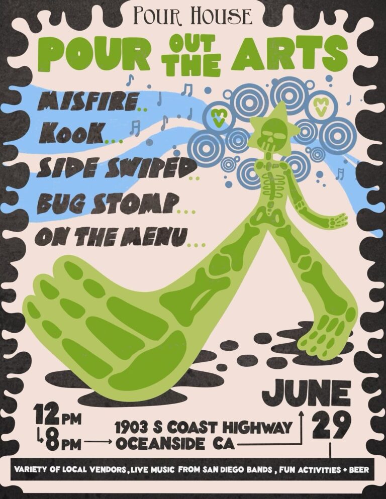 Pour Out the Arts at Pour House - June 29, 2025 | Oceanside, CA