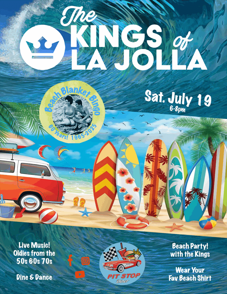 Kings of La Jolla Live Band | Summer Dance Party - July 19, 2025 ...