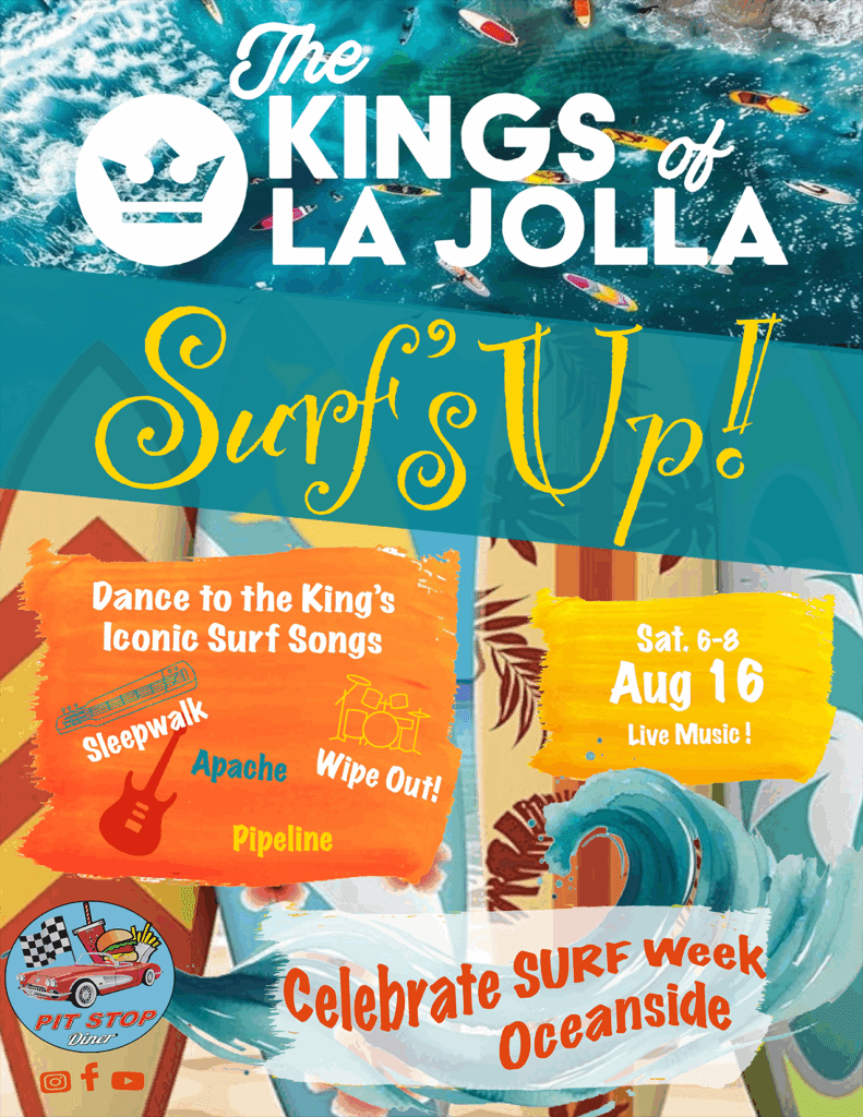 Kings of La Jolla Band | “Surf’s Up” Dance Party - August 16, 2025 ...